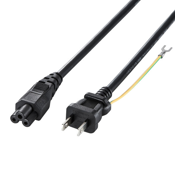 【商品詳細】トラッキング火災予防絶縁キャップ付き電源コード●トラッキング火災予防絶縁キャップが付いた安全型電源コードです。●各社ノートパソコン、デジカメ、ハードディスクなどのACアダプタ用電源ケーブルとしてご使用になれます。●対応機器：AC...