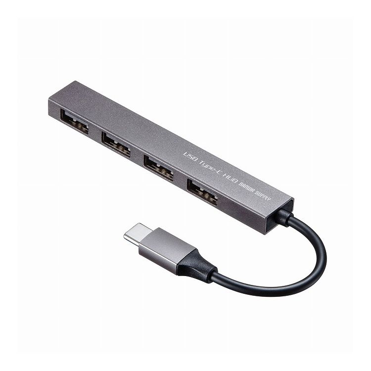 【商品特長】USB Type-Cコネクタ搭載のUSB2.0機器を接続する超スリムなUSBハブ。シルバー。●超スリムで持ち運びに便利なUSB Type-Cハブです。●Type-Cコネクタ搭載で、Type-Cポートを搭載したパソコンなどで使用で...