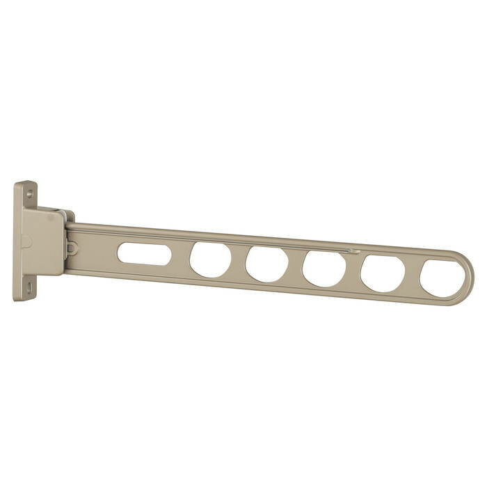 【商品詳細】腰壁用スタンダードタイプ　アーム収納時の音をやわらげる消音ゴムを追加しました。長さ：650mm　3段活用（斜め上使用−水平使用-収納）材質本体：アルミダイカスト　スライド部：ステンレス【送料について】北海道、沖縄、離島は送料を頂...