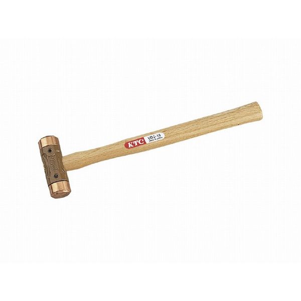 【商品詳細】●サイズ(ポンド)：1●ヘッド材質：銅●全長(L；mm)：330●ヘッド径(W；mm)：30●ヘッドの長さ(H；mm)：88●重さ(g)：450●交換ヘッド：UD2-10-1●ヘッドの交換が可能なロールピンタイプの銅ハンマです。...