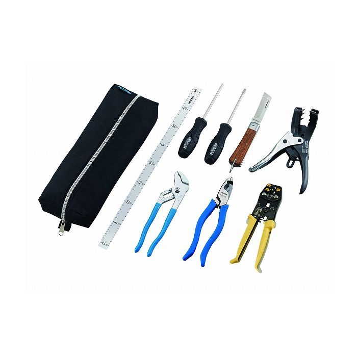 【商品詳細】●外形寸法(mm)：300(W)×100(H)×50(D)●内寸法(mm)：295(W)×95(H)×45(D)●重量(kg)：1.4●入組数：8点●P-929/VVFストリッパーとP-59-175/VVFペンチが入った工具セッ...