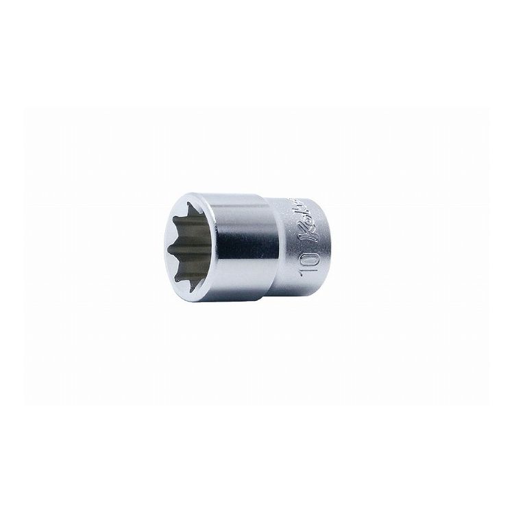 【商品説明】●2重4角タイプ【スペック】●差込角("SQ)：1/4●サイズ(mm)：5.5●ソケット部外径(D1；mm)：10.3●差込部外径(D2；mm)：11.2●ボルト接触部内面奥行(H；mm)：5.4●全長(L；mm)：22●重量(...