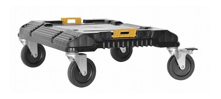 DEWALT デウォルト TSTAKティースタック 最大積載100kgキャリアカート DWST17889 【商品説明】●材質：ポリプロピレン●スタッキングラッチ。●サイドグリップ。●小回りもきく重量物の移動台車。●φ100mmのラージキャス...