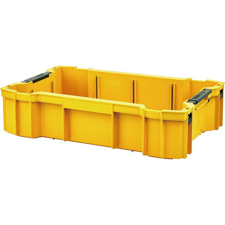 DEWALT デウォルト TOUGH SYSTEMタフシステム2.0 トレー(大) DWST83408-1 【商品説明】●材質：ポリプロピレン●タフシステムボックス内の整理整頓に大活躍。●深さの違う大サイズとのスタッキング可能。●スタッキン...