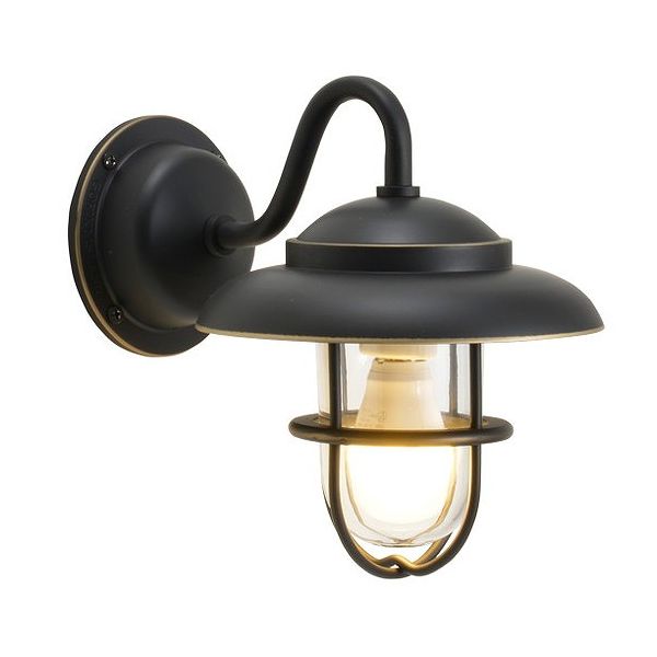 【商品特長】定番のスモールタイプのポーチライトです。優雅にカーブするブラケットアームが懐かしくも、気品を感じさせるデザインに仕上がりました。玄関回りだけでなく階段、通路のアクセントとして設置すればマリンテイストの空間が広がります。採用するL...