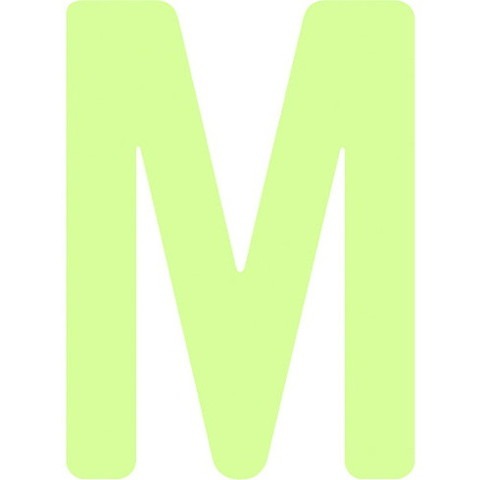 【商品詳細】●光を蓄え、暗い所で発光します。●災害や停電時に判読できます。●ステッカータイプ（熱圧着タイプも別途あります）●取付仕様：粘着シール●縦(mm)：50●表示内容：M●横(mm)：36●JB級(4〜5時間発光)材質／仕上●ウレタン...