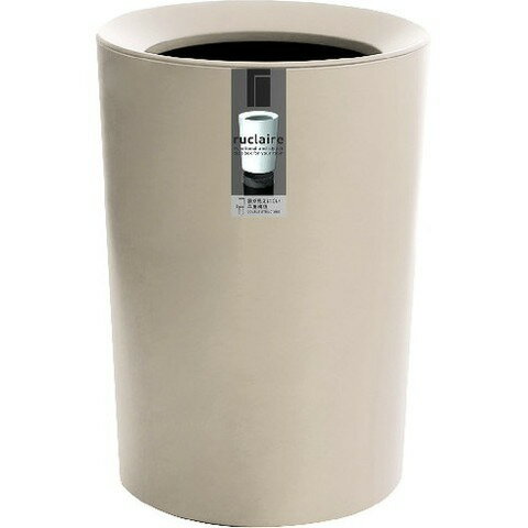 【商品詳細】●ゴミ袋を隠してスタイリッシュな空間を演出する2重構造です。●オフィス・工場の受付等に。●間口(mm)：222●奥行(mm)：222●高さ(mm)：318●色：ホワイト●容量(L)：6.7●タイプ：丸型材質／仕上●カバー：ポリプ...