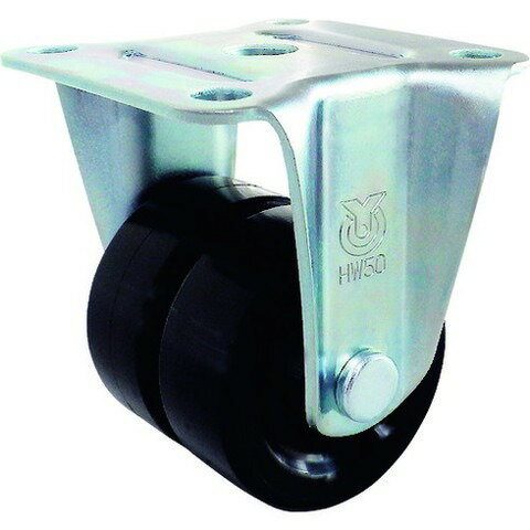 【商品詳細】●許容荷重に対して、低い取付高さが特徴の低床式キャスターです。●機械装置などの搬入、設置に最適です。●許容荷重(daN)：150●許容荷重(kgf)：153●車輪径D(mm)：50●車輪幅(mm)：46●取付高H(mm)：77●...