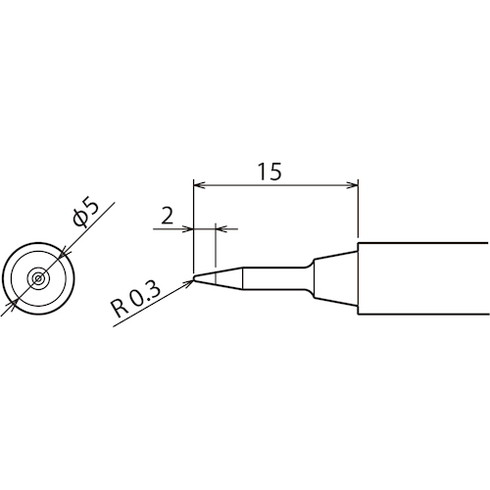 【商品スペック】特長用途仕様●こて先幅(mm)：R0.3仕様2●RX-701/711AS、PX-501/601、CXR-31/41用ヒーターパイプ材質／仕上セット内容／付属品注意【代引きについて】こちらの商品は、代引きでの出荷は受け付けてお...
