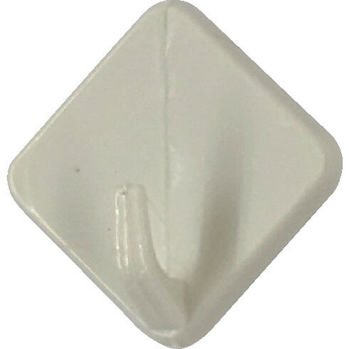 【商品スペック】特長●強力な粘着テープでしっかり吸着します。用途仕様●耐荷重(kg)：0.5●色：ホワイト●縦(mm)：23●横(mm)：23タイプ：ダイヤミニ仕様2●ダイヤミニ材質／仕上●本体：ABS樹脂●粘着テープ：ポリエチレンセット内...