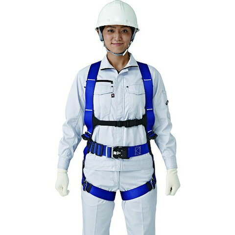 【商品詳細】●しゃがんだ時にお尻周りがつっぱらないフリーテンション構造です。●肩ベルトが身体の動きに追随してスライドする、フリーショルダーを採用しました。●女性専用モデルとして、一から設計しました。●サイズ：標準●色：ブルー●腿バックル：ワ...