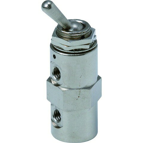 【商品詳細】●エアシリンダーなどに供給する空気の流れ方向を切り替えるコンパクトな切替弁です。●パネル取付可能です。●無給油で使用可能です。●トグル位置は保持型です。●コンパクトの4方向切替バルブです。●エアシリンダー駆動用の切替バルブに。●...