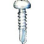 【商品詳細】●ナメない四角ビットの採用により、作業効率がアップします。また、落下しにくく、打ち込みにくい場所での作業にも適しています。●なべ底形頭部で最も一般的な使いやすいドリルねじです。●板金工事・金属外壁取付に。●最大適用板厚(mm)：...