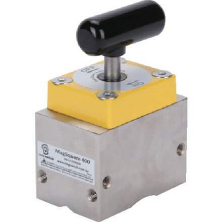 【商品スペック】特長●最大180℃までの環境で使用することができます。●ワークを直角保持させ、隅肉溶接時の仮付け用途に使用できます。●底面、側面のマグネット5面への吸着が可能です。●マグネット短手側のタップにSS400カスタムプレートを装着...