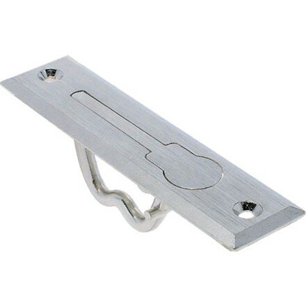 【商品スペック】特長●床下収納庫などの回転取手です。●床下収納の取手して使用できます。●収納庫を開ける時だけ90度回転し取手が取り出せるバリアフリータイプです。用途●床下収納庫で使用仕様●色：シルバー●幅(mm)：55●奥行(mm)：28●...