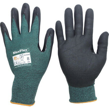 【商品スペック】特長●特許取得のマイクロ発泡ニトリルコーティングは熱とムレを360°全方向から放出して、手の温度を最適に保ち生産性の高い作業が行えます。●独自の特殊高機能繊維により耐切創と快適性を両立しています。●親指と人差し指間の指又を補...