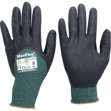 【商品スペック】特長●特許取得のマイクロ発泡ニトリルコーティングは熱とムレを360°全方向から放出して、手の温度を最適に保ち生産性の高い作業が行えます。●独自の特殊高機能繊維により耐切創と快適性を両立しています。●親指と人差し指間の指又を補...