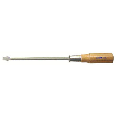 【商品スペック】特長●木柄ハンドルのドライバーです。用途仕様●刃先：-9.0●軸長(mm)：200●全長(mm)：330●柄径(mm)：30●軸径(mm)：8●マグネット：有仕様2●木柄材質／仕上●刃先：炭素鋼ハンドル：ブナ材セット内容／付...