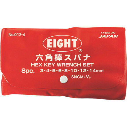 【商品スペック】特長●ISO・JIS規格を上回るよう、設計・製作されている「プロ向け」の製品です。用途●六角穴付ボルト類の締結用に。仕様●セット内容(mm)：3・4・5・6・8・10・12・14●組入数(本)：8仕様2材質／仕上●レンチ:特...