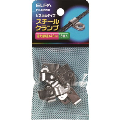 特長●ビス止めタイプ用途●固定に仕様2●ビス止めタイプ●材質：錫メッキ鋼板●最大結束径：4.8mm●入数：15原産国（名称）：台湾【代引きについて】こちらの商品は、代引きでの出荷は受け付けておりません。【送料について】北海道、沖縄、離島は送...