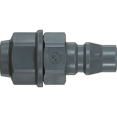 仕様●耐圧力(MPa)：1.5●相手側ホースサイズ(mm)：5.0×8.0●使用流体：空気、水仕様2●使用温度範囲：-20〜60℃●最高使用圧力：1.0MPa●適合ソケット：日東工器製ハイカプラシリーズ材質／仕上●本体:エンジニアリングプラ...