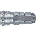 特長●ウレタンホースを簡単、確実に装着。ホースへの取り付けは、ニップルに差し込みナットを締めるだけ。●工場内の空気配管から空気工具のホース接続用まで、汎用性に優れたタイプです。仕様●耐圧力(MPa)：2.0●相手側ホースサイズ(mm)：8....
