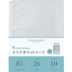 特長●厚くて丈夫なCPフィルムを採用しています。●反射光を抑え、指紋や汚れがつきにくく、べとつかないオレンジピール肌です。仕様●規格：B5●穴数(個)：26●穴数：26仕様2●縦入れタイプ●B5サイズ26穴●10枚入り材質／仕上●PPフィル...
