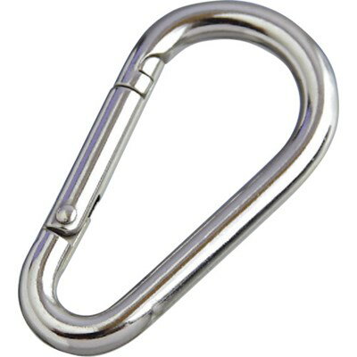 特長●チェーンの端末金具などに、ワンタッチで付け外しができます。用途●チェーン・ワイヤ・ロープ等の連結金具として、また端末の金具のジョイントに。仕様●使用荷重(kN)：0.69●D(mm)：5.5●L(mm)：60●S(mm)：9●W(mm...