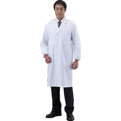 特長●洗濯後シワになりにくい素材を使用しています。仕様●色：ホワイト●サイズ：L●着丈(cm)：110●適合胸囲(cm)：119●胸囲(cm)：119●肩幅(cm)：46●袖丈(cm)：58●タイプ：男性用シングル●クリーンパック有無：無仕...