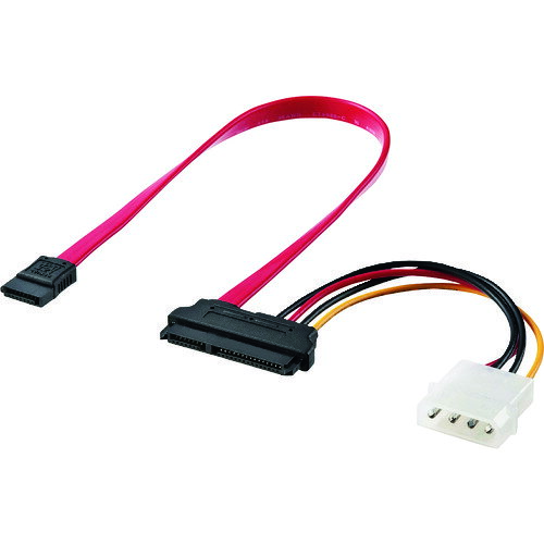 特長●SATAコネクタがセットで抜けにくく、さらにSATA3対応で6Gb/sの転送速度です。●SATA電源コネクタとSATAデータケーブルの一体型なので抜けにくいです。●ワンタッチ接続でケーブル周りもすっきりします。●シリアルATA3規格対...
