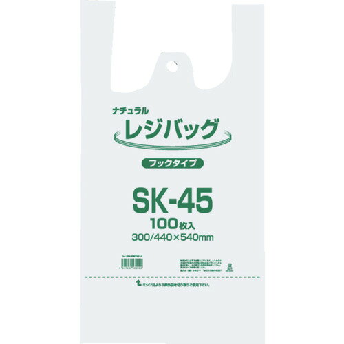 特長●お求めやすい半透明のレジ袋です。●マチ：70（×2）mmハンガータイプ仕様●縦(mm)：540●横(mm)：440(300)●厚さ(mm)：0.019材質/仕上●HDPEナチュラル原反原産国：中国【代引きについて】こちらの商品は、代引...