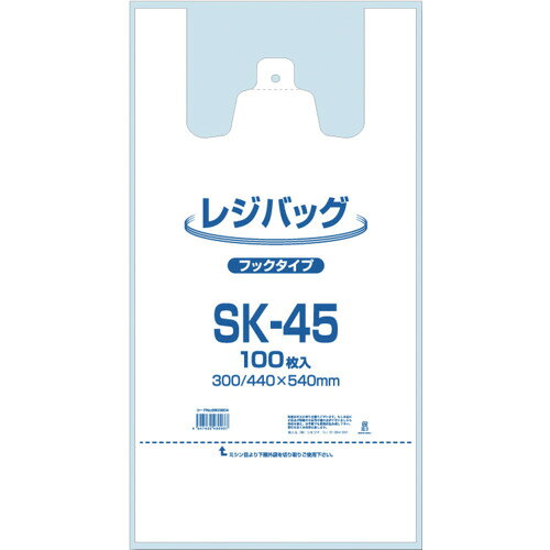 特長●お求めやすい乳白色のレジ袋です。●マチ：70（×2）mmハンガータイプ仕様●縦(mm)：540●横(mm)：440(300)●厚さ(mm)：0.019材質/仕上●HDPE乳白原反原産国：中国【代引きについて】こちらの商品は、代引きでの...