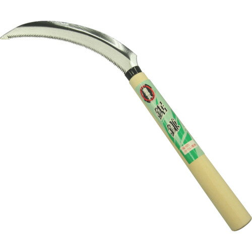 特長●刃先はS45C相当を使用し熱処理を施すことにより耐磨耗性に優れ、切れ味が持続します。用途●やわらかい草、稲の刈り取り作業。仕様●刃長(mm)：160●全長(mm)：330仕様2●柄の長さ(mm)210●材質/仕上●刃先スチール●柄部天...