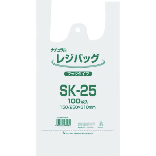 ●お求めやすい半透明のレジ袋です。●　マチ：50(×2)mm　ハンガータイプ●縦(mm)：310●横(mm)：250(150)●厚さ(mm)：0.012●HDPE　ナチュラル原反【代引きについて】こちらの商品は、代引きでの出荷は受け付けてお...