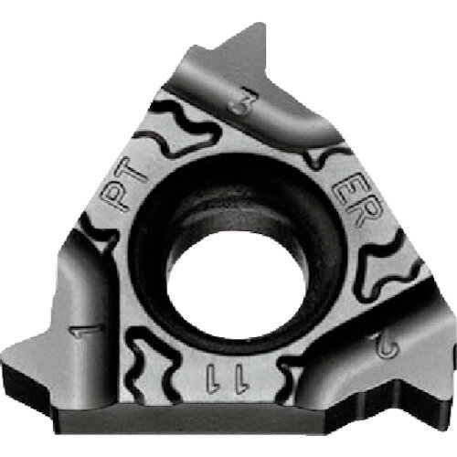 ●外径ねじ切り加工用チップです。●外径ねじ切り加工用。●適合ホルダ：KTNR-16型/KTNSR-16型●さらい刃付き 55°●TF 高品位金型仕様●被膜構成：MEGACOAT●呈色：黒赤色●PVDコーティング●外径ねじ切り加工用チップです...
