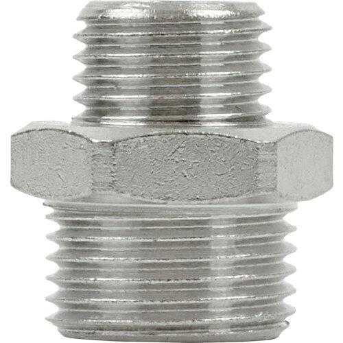 ●鍍金処理により、耐食性・耐久性に優れています。●接続口径D1：G1/4オネジ●接続口径D2：G3/8オネジ●六角対辺(mm)：21.94●使用流体：水・空気・油●タイプ：異径六角ニップル●最高使用圧力(MPa)：3.5●使用流体:水・空気...