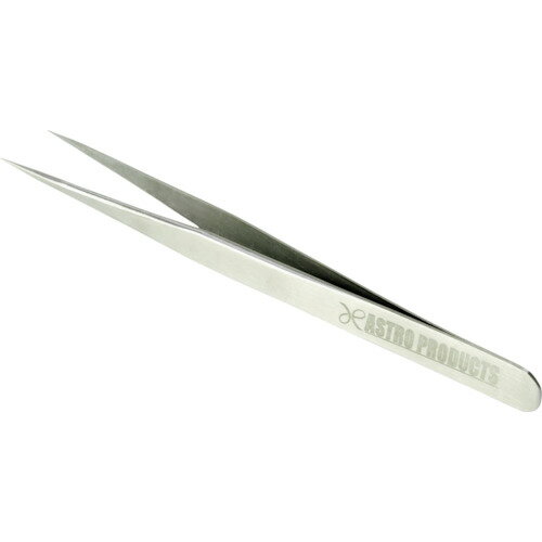 ●ストレートタイプのピンセットです。●先細なので精密作業に適しており、微細なパーツも容易につかめます。●先端部の保護キャップ付きです。●錆にくいステンレス製です。●全長(mm)：135●先端形状：直型●硬度：HRC40●耐性：耐酸性、耐腐食...