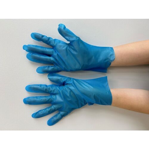 ●ストレッチ素材により手や指先にフィットします。●便利な左右兼用タイプのためムダなくお使いいただけます。●焼却しても有害なガスが発生しません。●食品加工、介護。●色：ブルー●サイズ：M●全長(cm)：25.5●手のひら周り(cm)：24●中...