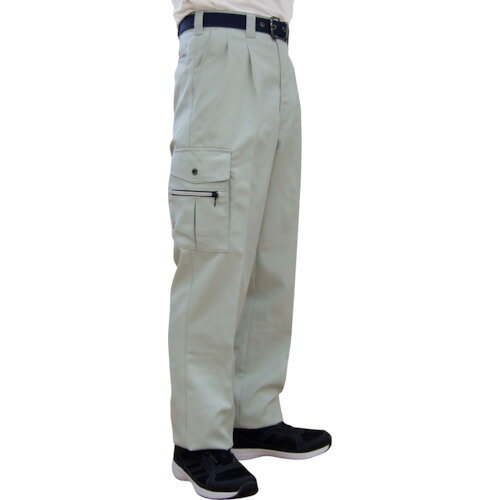 ●ポリエステル素材のオールシーズン用作業カーゴパンツです。●同シリーズの長袖ブルゾン（品番6900）と上下セットで着用いただけます。●一般作業全般に●色：ライトグリーン●ウエスト(cm)：91●股下(cm)：76●ワタリ幅(cm)：37.5...