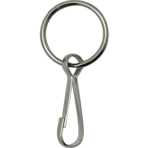 ●小型・軽量でワンタッチで着脱可能です。●使用荷重(kN)：0.4000●使用荷重(N)：400●使用荷重(kg)：0.4●幅(mm)：27●入口寸法(mm)：5●サイズ：No.5●高さ(mm)：42●スチール●使用荷重を超えての使用は絶対...