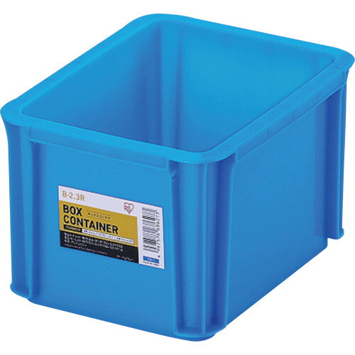 ●収納用品として暮らしのさまざまな場面で多目的に活用できるBOXコンテナです。●収納に。●容量(L)：2.1●色：ブルー●外形寸法(mm)間口：189●外形寸法(mm)奥行：156●外形寸法(mm)高さ：120●有効内寸(mm)間口：154...