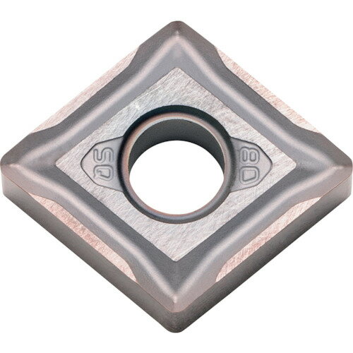 ●耐熱性に優れた超硬母材と新コーティング「MEGACOAT TOUGH」を採用しています。●超耐熱合金の連続仕上げ加工の第一推奨材種です。●被削材:超耐熱合金。●チップ形状：ひし形80°●厚さS(mm)：4.76●耐熱性に優れた超硬母材と新...