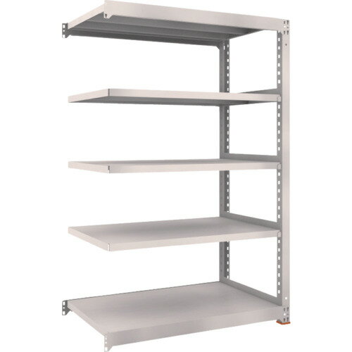 ●ボルトを1本も使用していないボルトレス構造で、分解・組み立て作業が簡単で、作業時間を大幅に短縮できます。●棚の段変更が、25mmピッチで、自由に調整、変更ができます。●高さ、奥行が同じであれば、増結することができます。●また、支柱を兼用す...