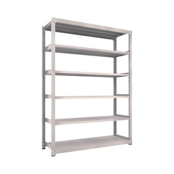 【商品詳細】●ボルトを1本も使用していないボルトレス構造で、分解・組み立て作業が簡単で、作業時間を大幅に短縮できます。●棚の段変更が、25mmピッチで、自由に調整、変更ができます。●高さ、奥行が同じであれば、増結することができます。また、支...