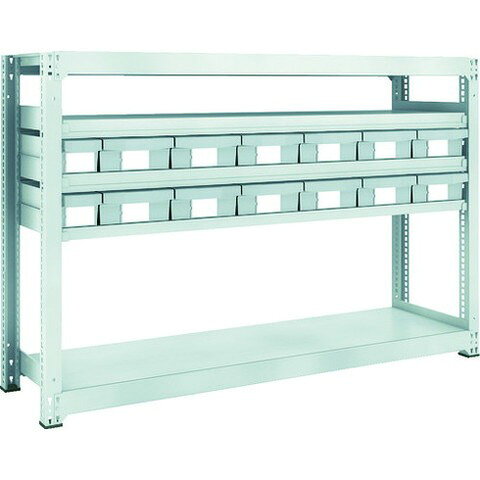 【商品詳細】●間口(mm)：1800●奥行(mm)：471●高さ(mm)：1200●有効間口(mm)：1740●タイプ：引き出し(小)2・(大)12●色：ネオグレー●棚段数(段)：5●均等積載量：300kg/段●最大積載量：2500kg/台...
