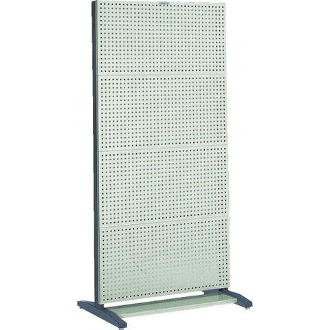【商品詳細】●工具類の管理が一目で確認できます。●間口(mm)：900●奥行(mm)：600●高さ(mm)：1885●最大積載量(kg/台)：100●タイプ：両面●組立式●色：ホワイト(パネル・底板・棚板)、ダークグレー（支柱・ベース・上桟...