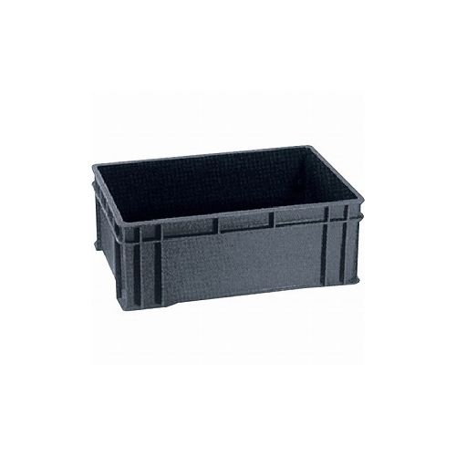 【商品スペック】■特長・コンテナーに導電性能を付与した高機能製品です。・導電層が表面だけなく、樹脂全体にわたっているため、帯電防止とともに静電除去効果があります。・表面をふきとったり、洗浄したりしても性能に変化が生じません。・温度・湿度の影...