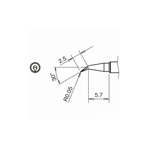 【商品スペック】■特長・0402チップ部品のリワーク作業に対応します。■用途・FX-100用交換こて先用。■仕様・適合機種：FX-100・適合コテ：FX-1003■仕様2・こて先温度：400℃■材質／仕上■セット内容／付属品■注意【代引きに...