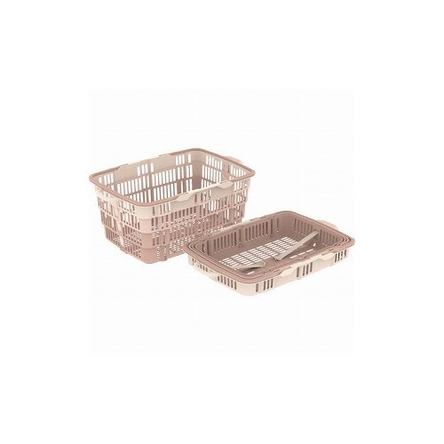 【商品スペック】■特長・業界初の折りたたみ可能なバスケットです。・2Lペットボトルを9本入れる事ができるサイズと強度です。・たたんだ時に持ち運びしやすいよう、大型ハンドルが左右に設置されています。■用途■仕様・容量(L)：30.1・色：ブラ...