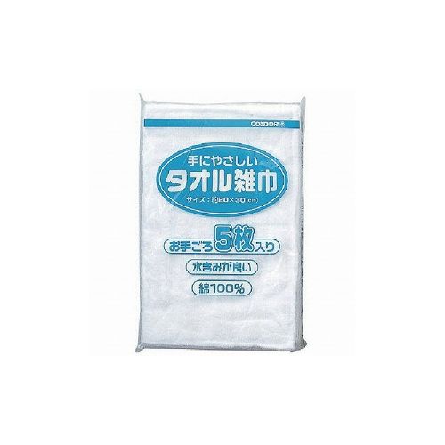【商品スペック】■特長・吸水性に優れた綿100％の雑巾です。■用途・雑巾として。■仕様・サイズ　幅×高さ(mm)：200×300■仕様2■材質／仕上・綿 100%■セット内容／付属品■注意【代引きについて】こちらの商品は、代引きでの出荷は受...